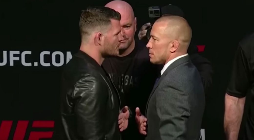 Bisping: "GSP, I've never once looked at you and been jealous pal never once 5'9, 6'2 leave it ...